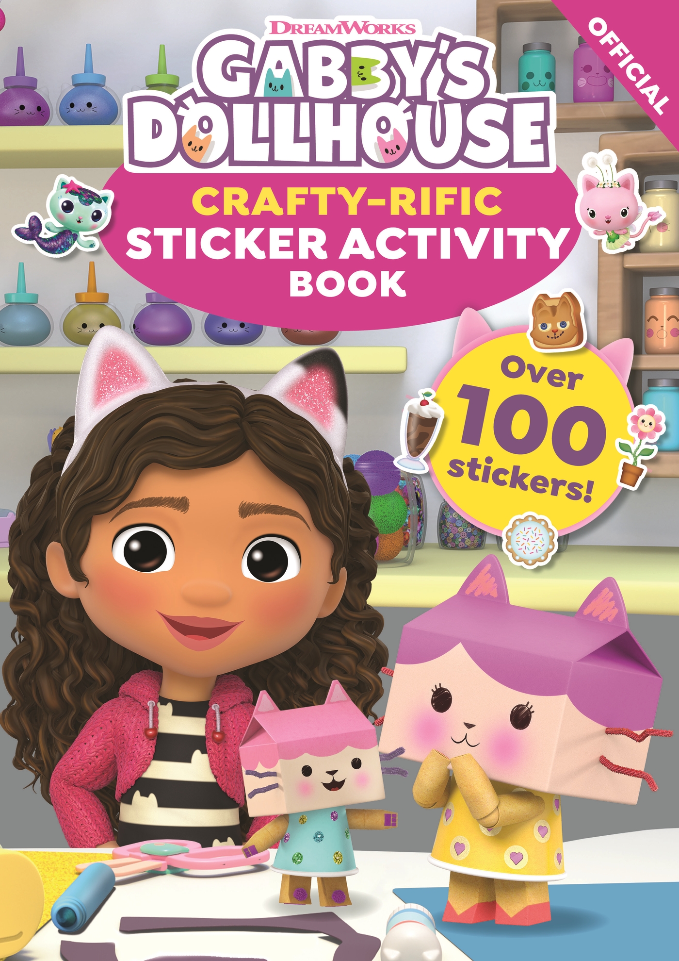 DreamWorks Gabby's Dollhouse: Crafty-Rific Sticker Activity Book ...
