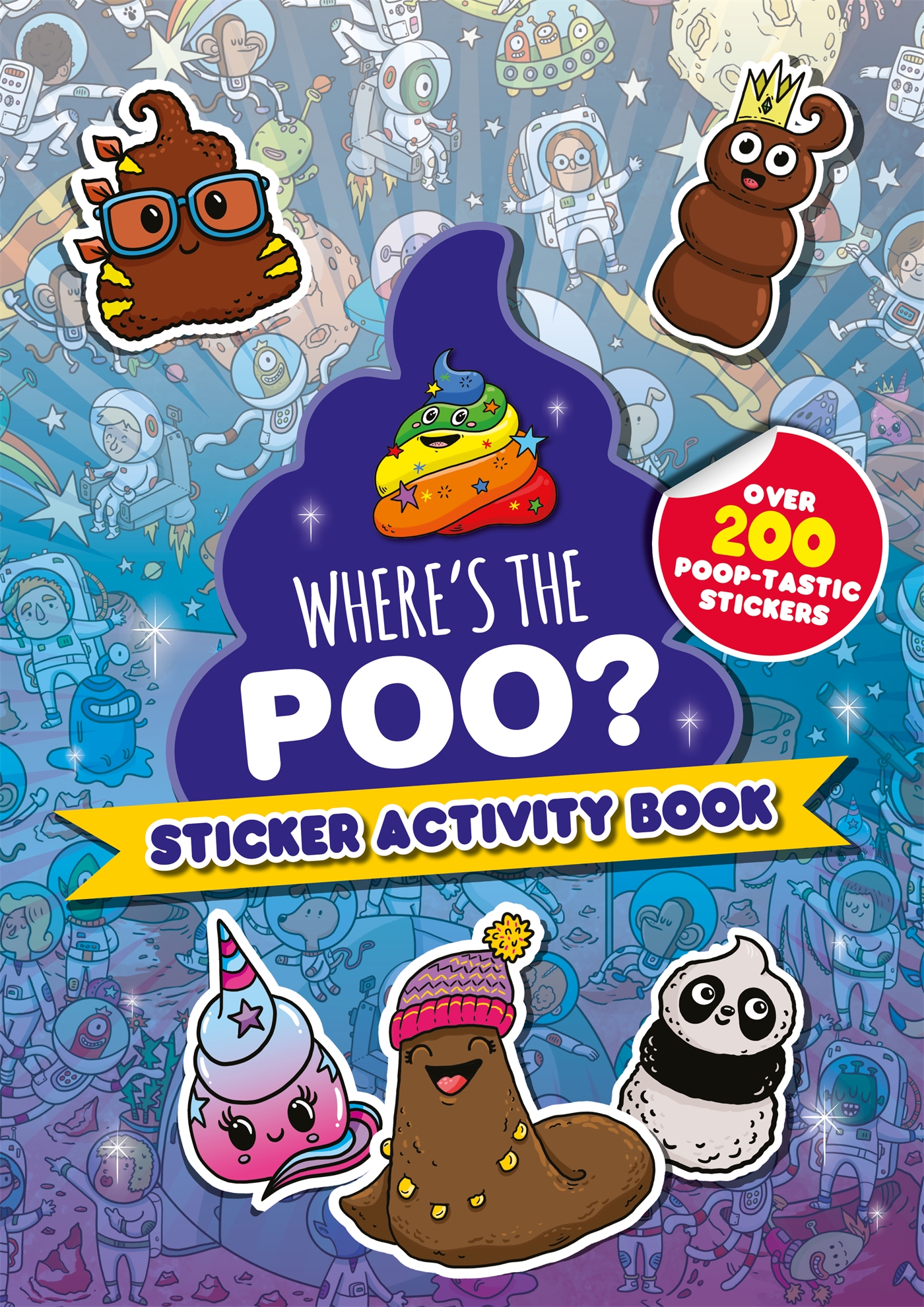 Where's the Poo? Sticker Activity Book - Hachette Schools