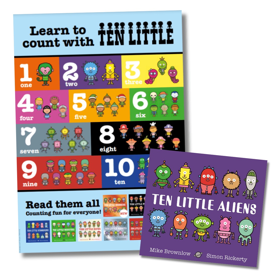 Hachette Schools Ten Little Series – Counting Poster - Hachette Schools
