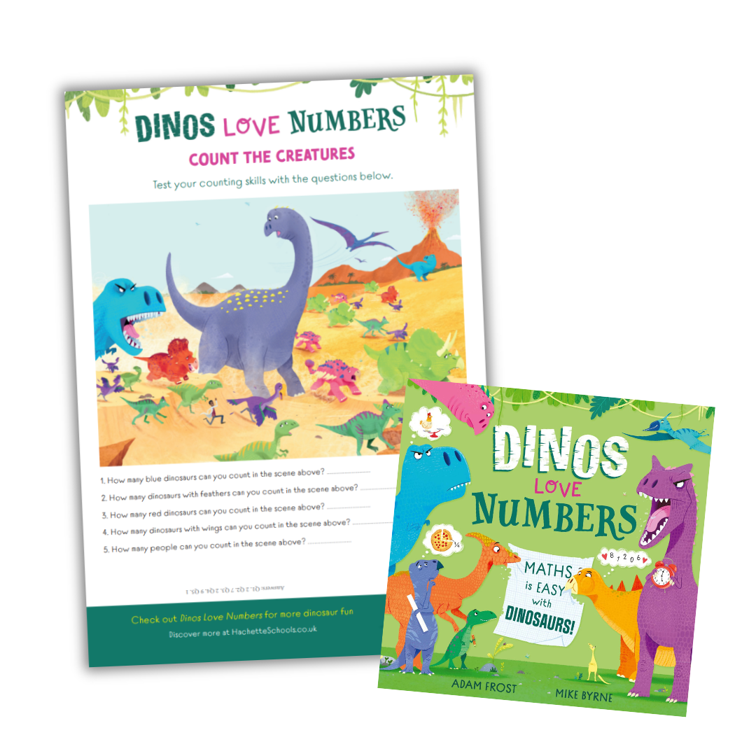 Dinos Love Numbers – Activity Sheets - Hachette Schools