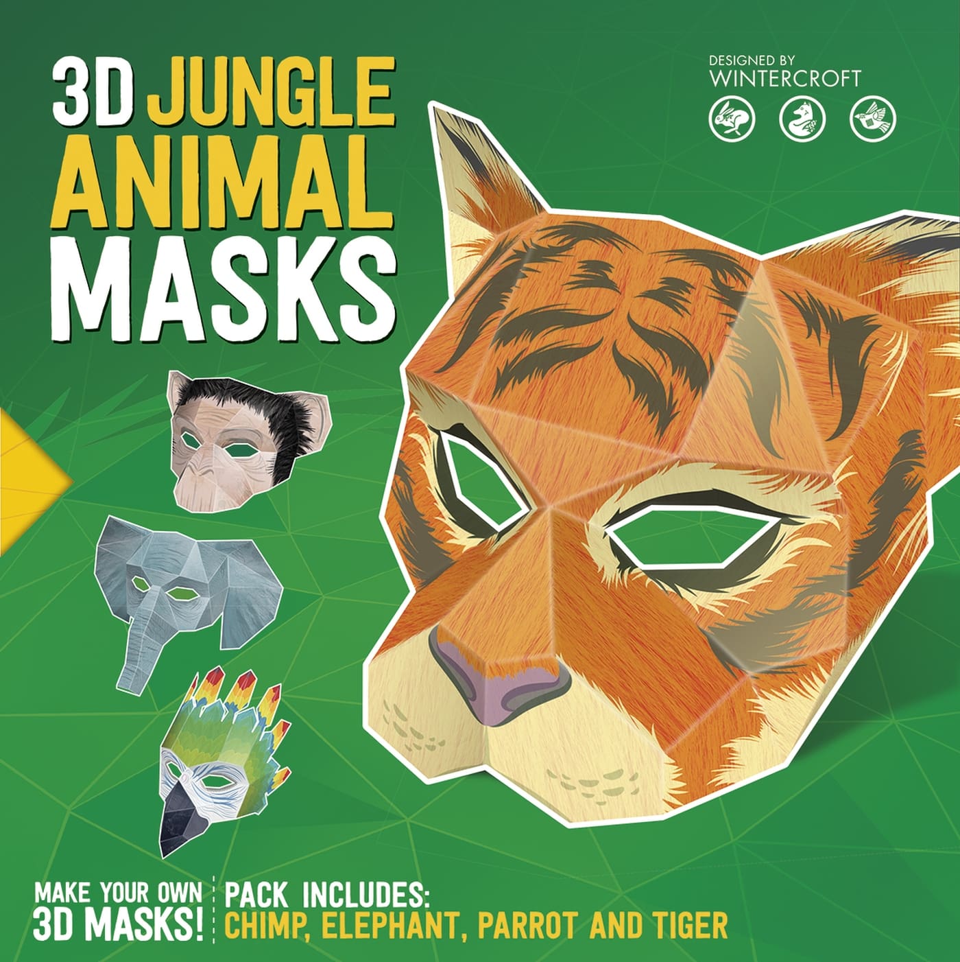 3D Jungle Animal Masks - Hachette Schools